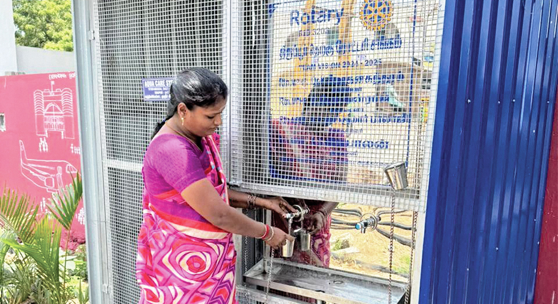 Rotary water ATMs in Tirupur - Rotary News